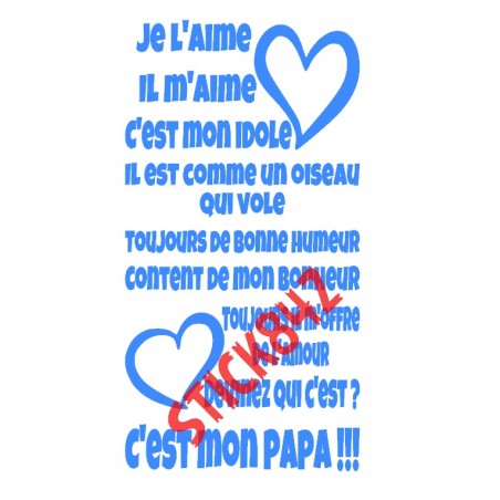 Stickers pour une fête des papas réussie et qui fait plaisir!
